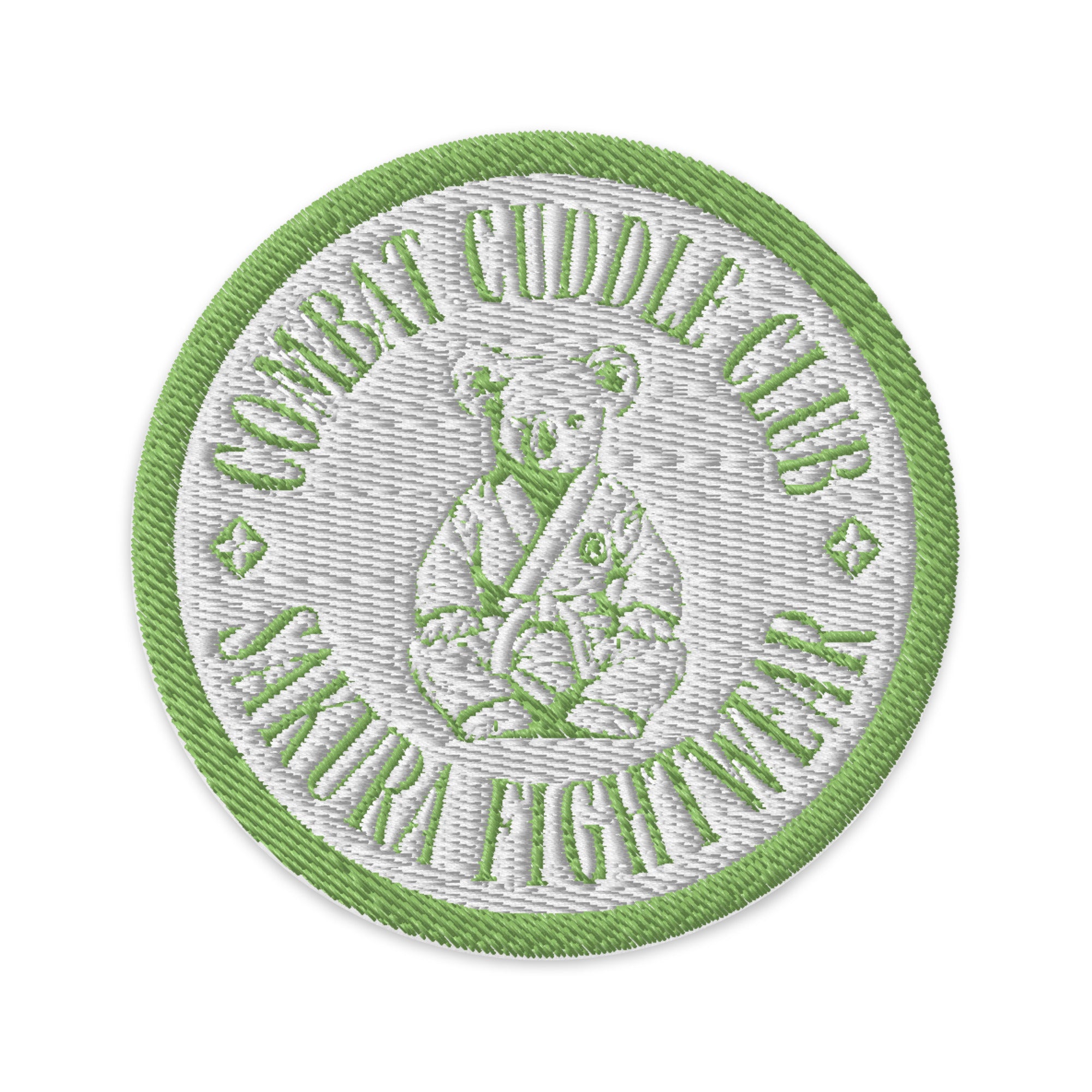 Combat Cuddle Club Embroidered Gi Patches – Sakura Fightwear